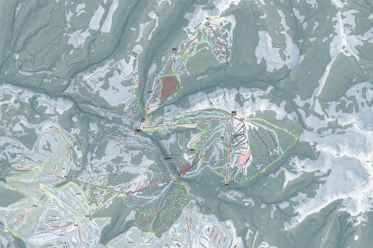 Yellowstone Club Resort Map by Mapsynergy | Avenza Maps