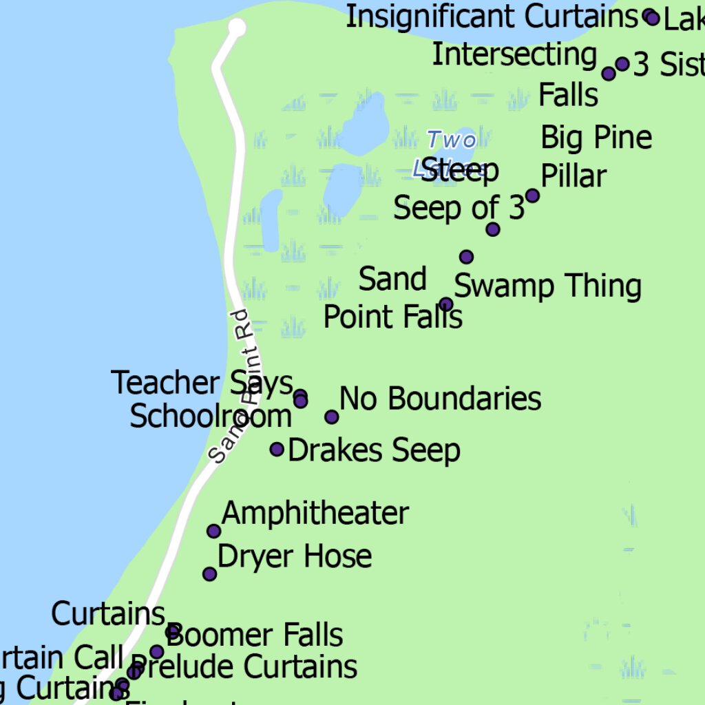 Pictured Rocks Grand Island Map by Mario Molin | Avenza Maps