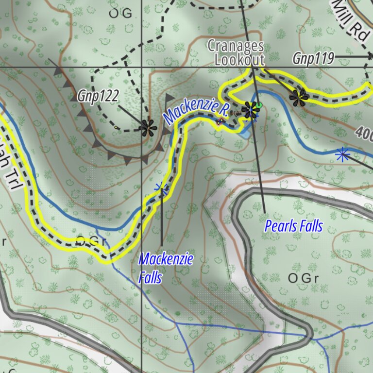 FedWalks 2025 - Walk09 Zumsteins to McKenzie Falls Map by Martin Norris ...