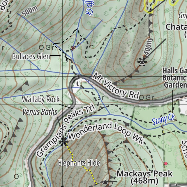 Fedwalks 2025 - Walk10 Lake Wartook to Halls Gap Map by Martin Norris ...