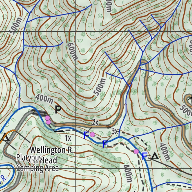 Wellington Plains Tali Karng Thru Walk Map 3/3 by Martin Norris ...