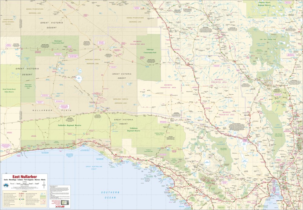 East Nullarbor Map by Meridian Maps | Avenza Maps