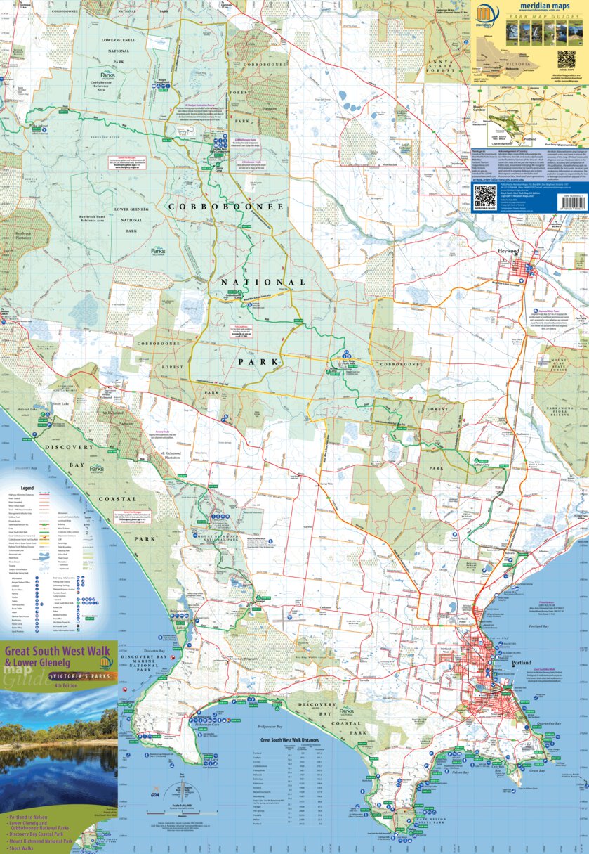 Great South West Walk Map Portland-Cobboboonee NP 4th Edition by ...
