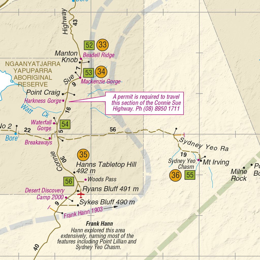 Gunbarrel Hwy Map by Meridian Maps | Avenza Maps