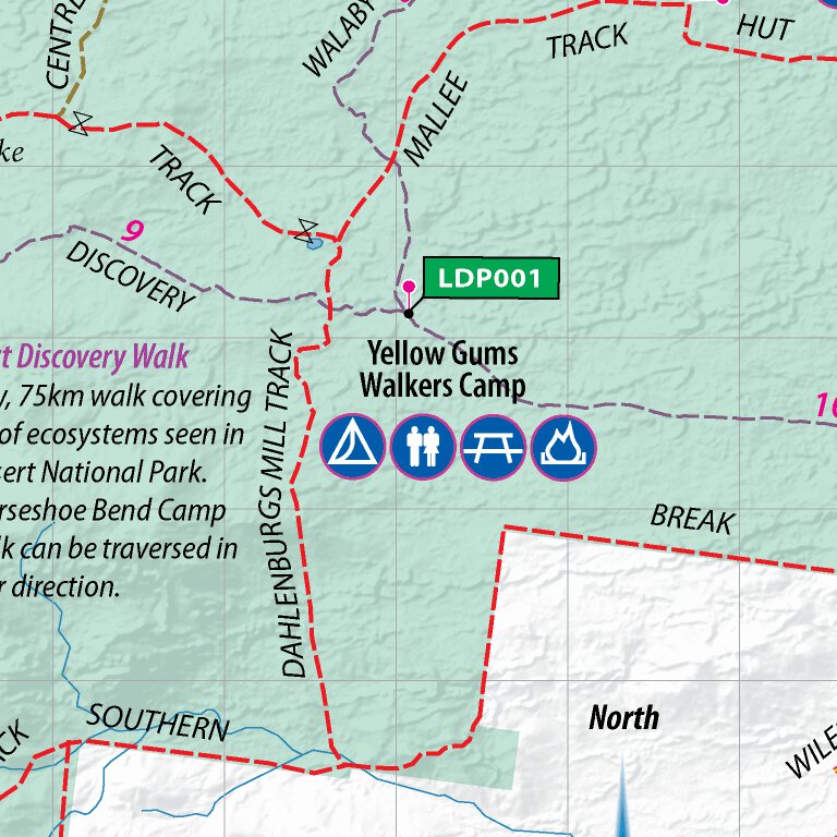 Little Desert National Park Map by Meridian Maps | Avenza Maps