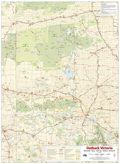 Outback Victoria - 2nd edition Map by Meridian Maps | Avenza Maps
