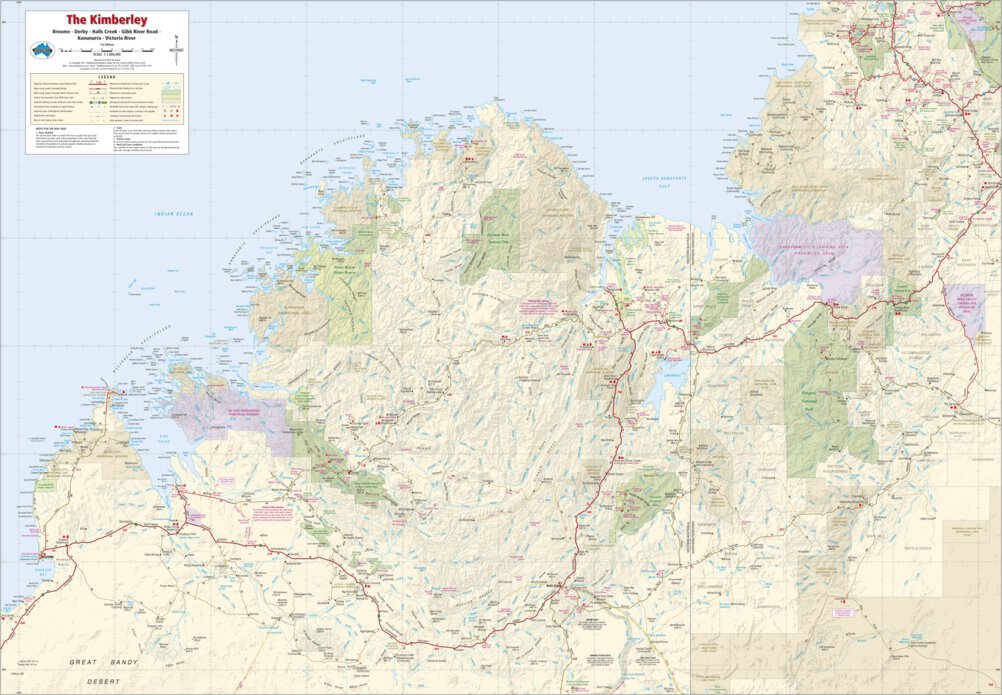 The Kimberley Map by Meridian Maps | Avenza Maps