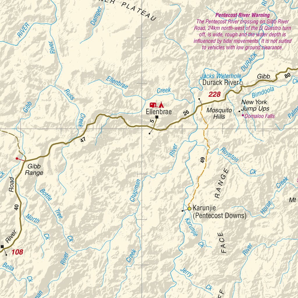 The Kimberley Map by Meridian Maps | Avenza Maps