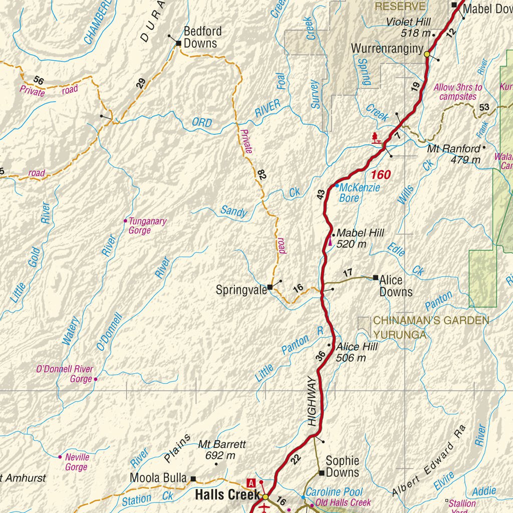 The Kimberley Map by Meridian Maps | Avenza Maps