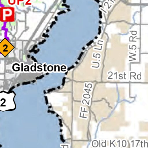 Delta County Snowmobile Trails Map by MI DNR | Avenza Maps