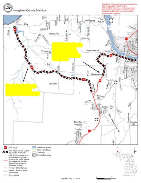 Freda Grade Route Map by MI DNR | Avenza Maps