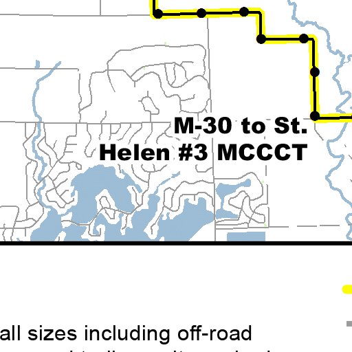 M-30 To St Helen #3 MCCCT Map by MI DNR | Avenza Maps