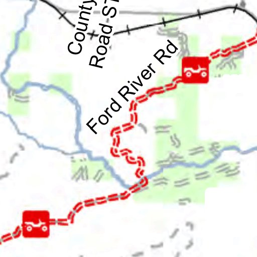 Powers Arnold Route North Map by MI DNR | Avenza Maps