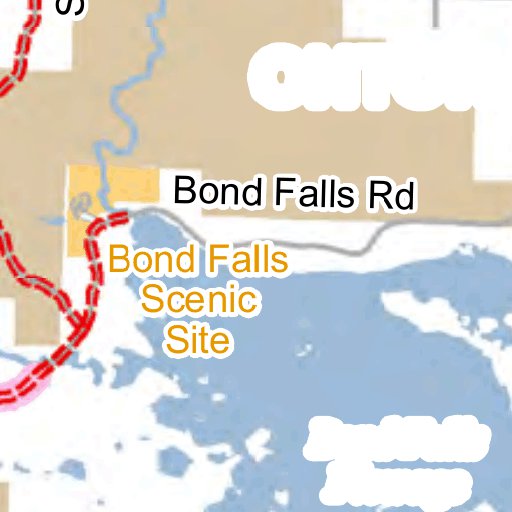 Wisconsin Bond Falls North Map by MI DNR | Avenza Maps