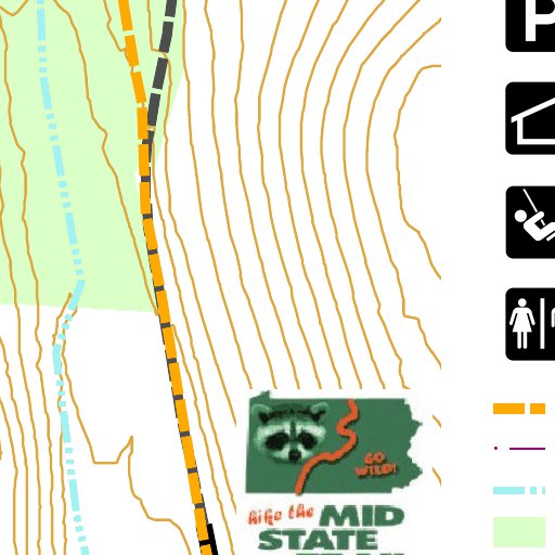 Tenley Park Map by Mid State Trail Association, Inc. | Avenza Maps