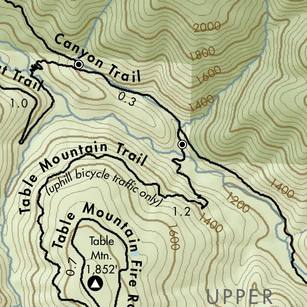 South Skyline Region Open Space Preserves Map by Midpeninsula Regional ...