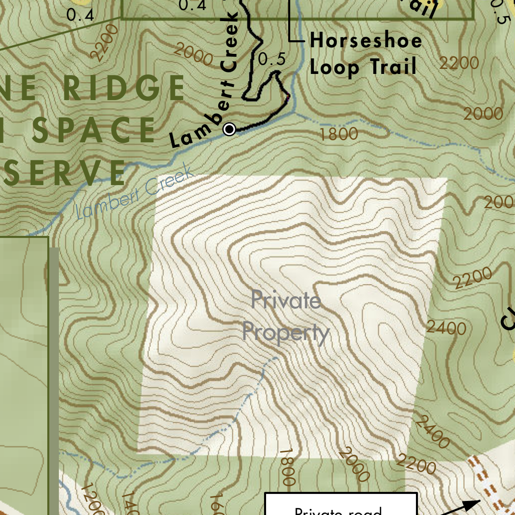 South Skyline Region Open Space Preserves Map by Midpeninsula Regional ...