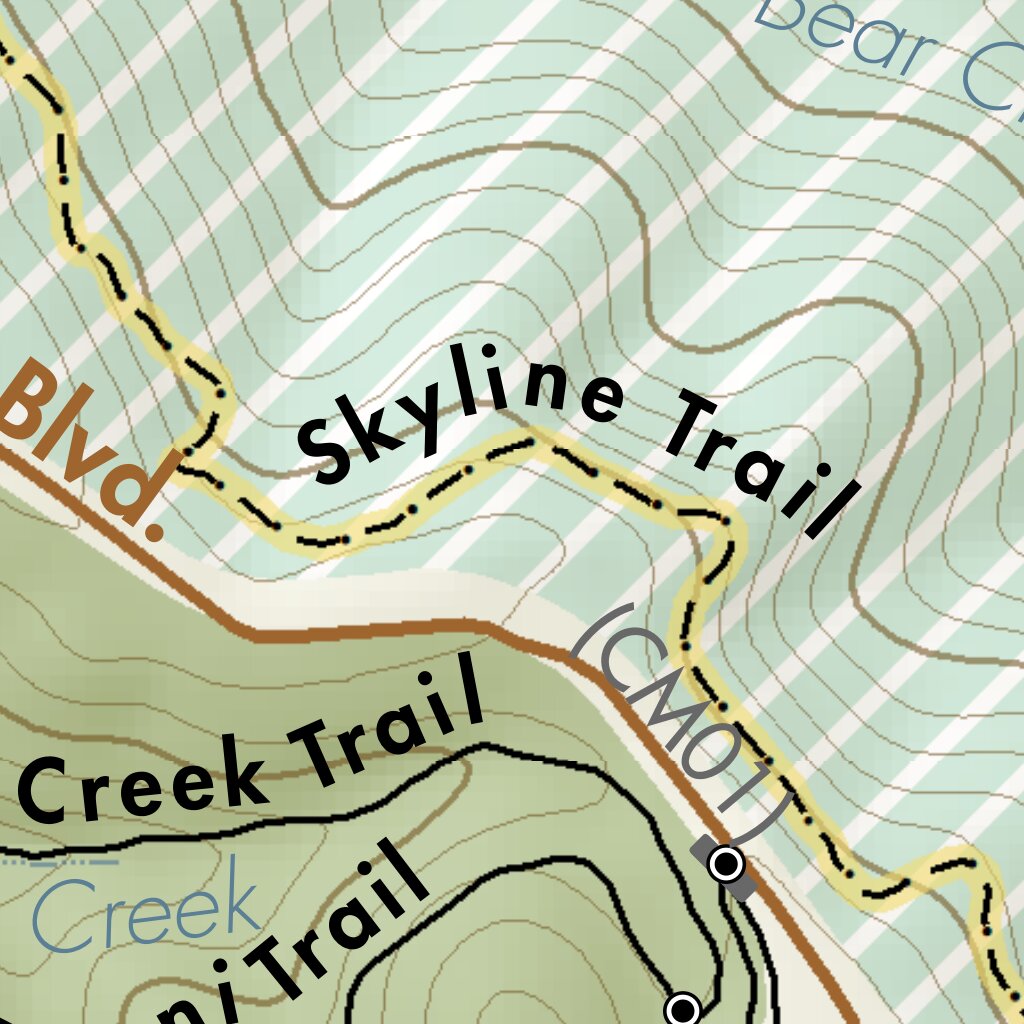 Teague Hill Open Space Preserve Map by Midpeninsula Regional Open Space ...