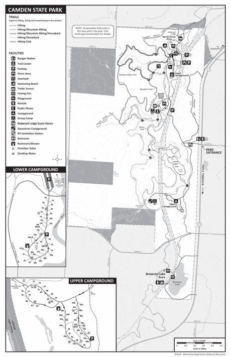 Camden State Park Map by Minnesota Department of Natural Resources ...