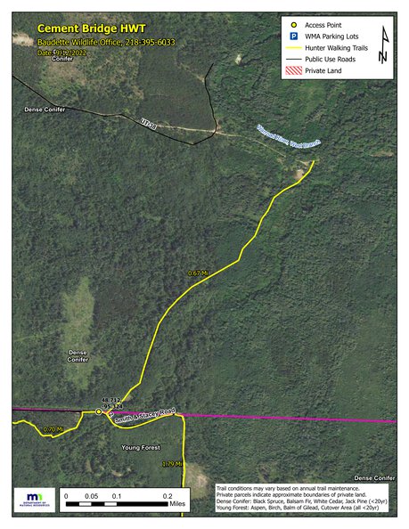 Cement Bridge HWT 2022 Map by Minnesota Department of Natural Resources ...