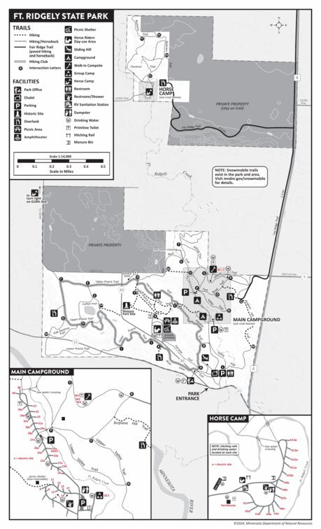 Fort Ridgely State Park Map by Minnesota Department of Natural ...
