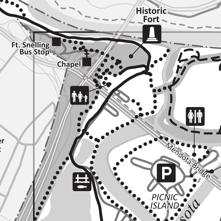 Fort Snelling State Park - Summer Map by Minnesota Department of ...