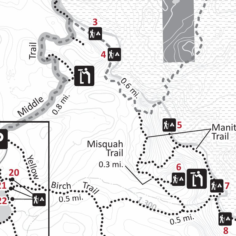 George H. Crosby - Manitou State Park Map by Minnesota Department of ...
