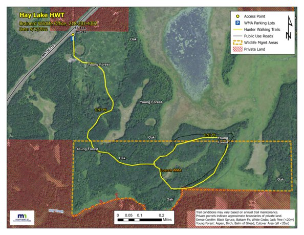 Hay Lake HWT 2022 Map by Minnesota Department of Natural Resources ...