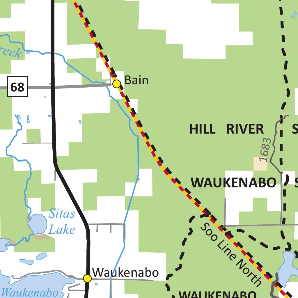 Hill River and Waukenabo State Forests Map by Minnesota Department of ...