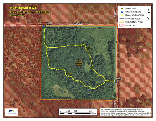 Homestead HWT 2022 Map by Minnesota Department of Natural Resources ...