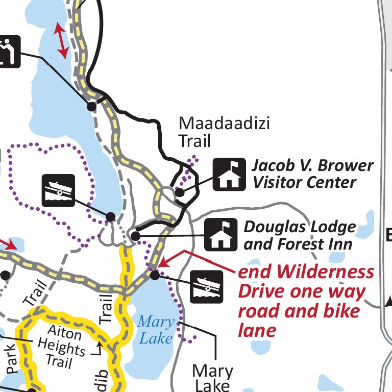 Itasca State Park - Summer Map by Minnesota Department of Natural ...