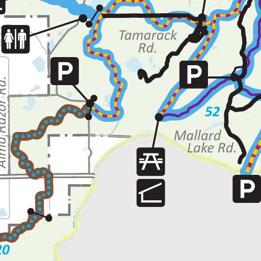 Matthew Lourey State Trail and Gandy Dancer, MNDNR Map by Minnesota ...