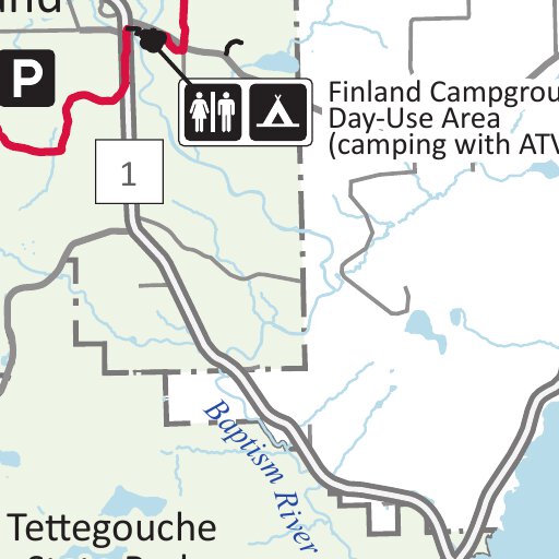 Moose Walk, Moose Run, Red Dot and Wild Country OHV Trails, MNDNR Map ...