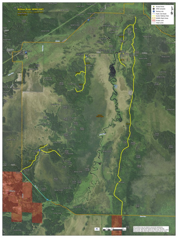 Moose Willow WMA HWT 2024 Map by Minnesota Department of Natural ...