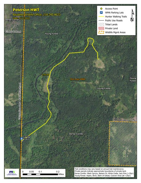 Peterson HWT 2022 Map by Minnesota Department of Natural Resources ...