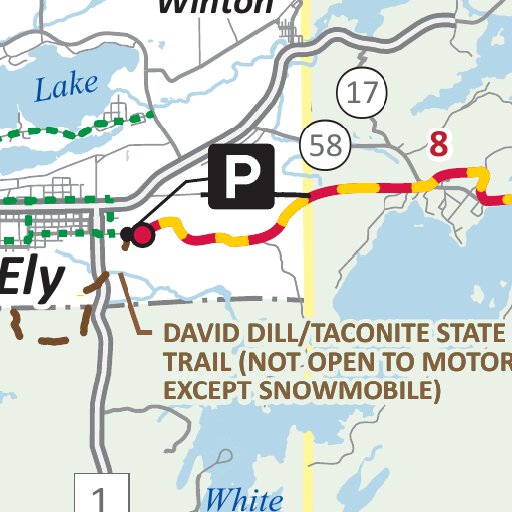 Prospectors OHV Trail - Western Segment MNDNR Map by Minnesota ...