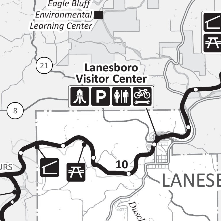 Root River and Harmony Preston State Trails Map by Minnesota Department ...