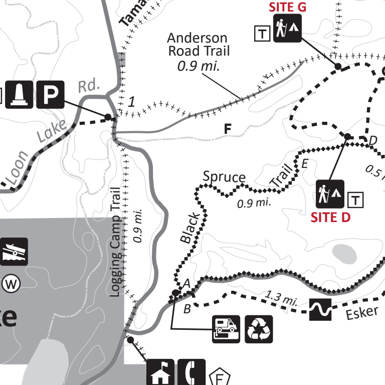 Savanna Portage State Park - Winter Map by Minnesota Department of ...