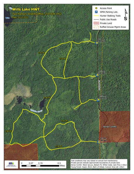 Wills Lake HWT 2022 Map by Minnesota Department of Natural Resources ...