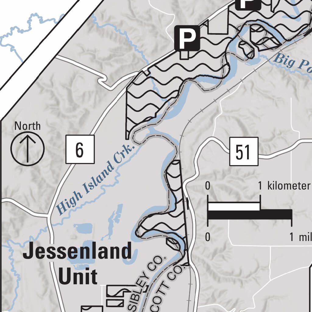 Minnesota Valley NWR Hunting Map by Minnesota Valley National Wildlife ...