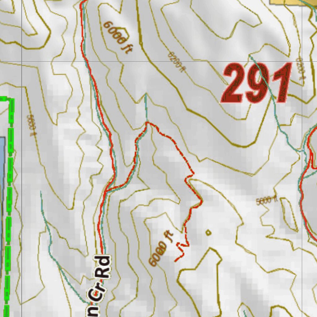 Montana Antelope Hunting District 291 Land Ownerhip Map by Montana ...