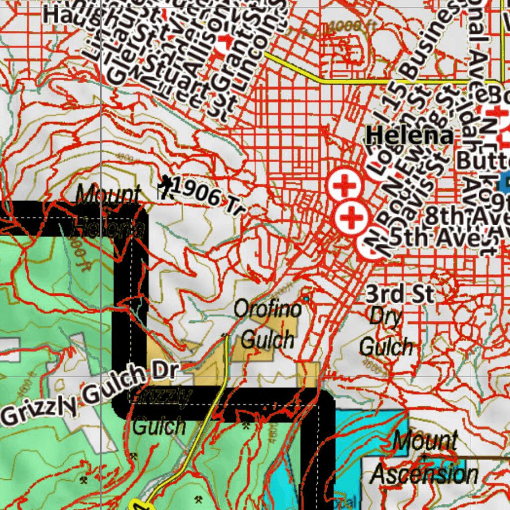 Montana Antelope Hunting District 380 Land Ownerhip Map by Montana ...