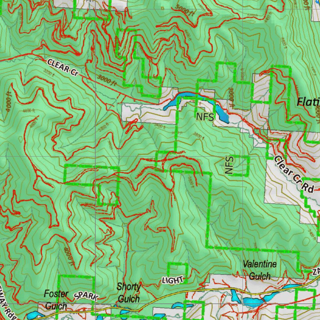 Montana Bighorn Sheep Hunting District 121 Land Ownerhip Map by Montana ...