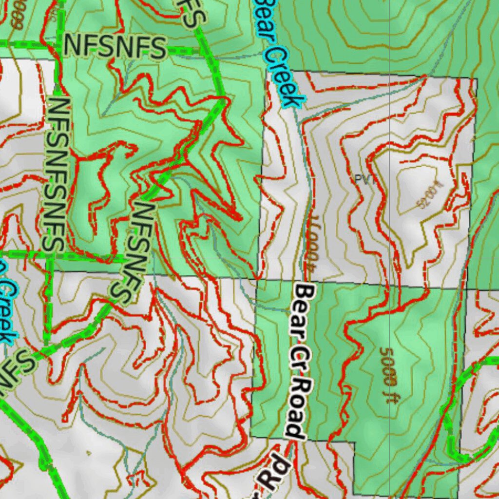 Montana Bighorn Sheep Hunting District 203 Land Ownerhip Map by Montana ...