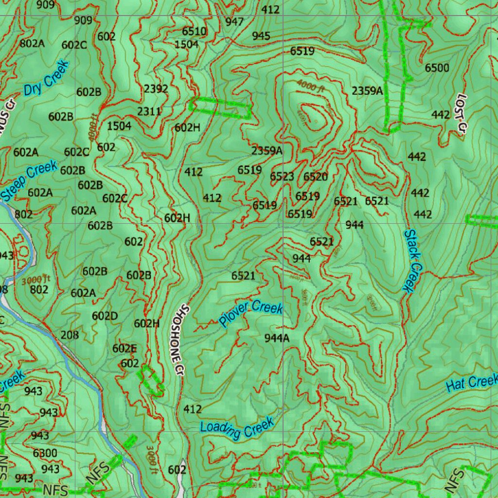 Montana Elk Hunting District 121 Land Ownerhip Map by Montana HuntData ...
