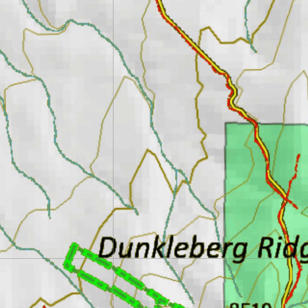 Montana Elk Hunting District 217 Land Ownerhip Map by Montana HuntData ...