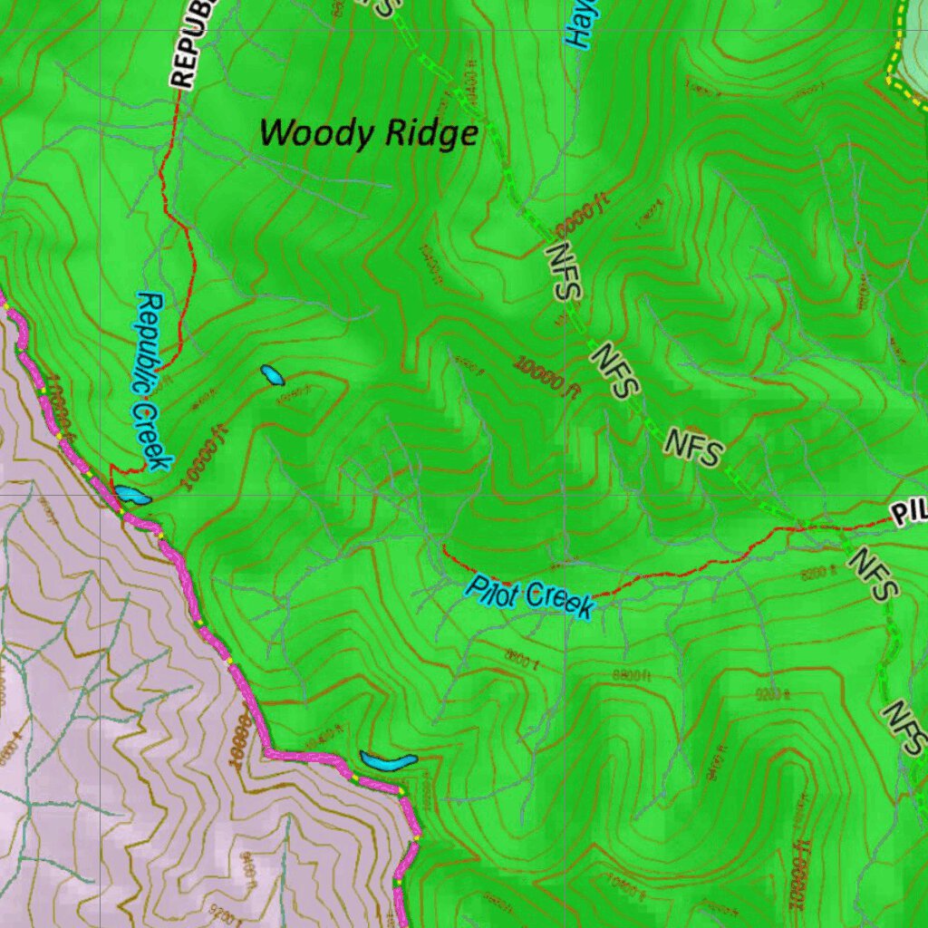 Montana Elk Hunting District 316 Land Ownerhip Map by Montana HuntData LLC | Avenza Maps