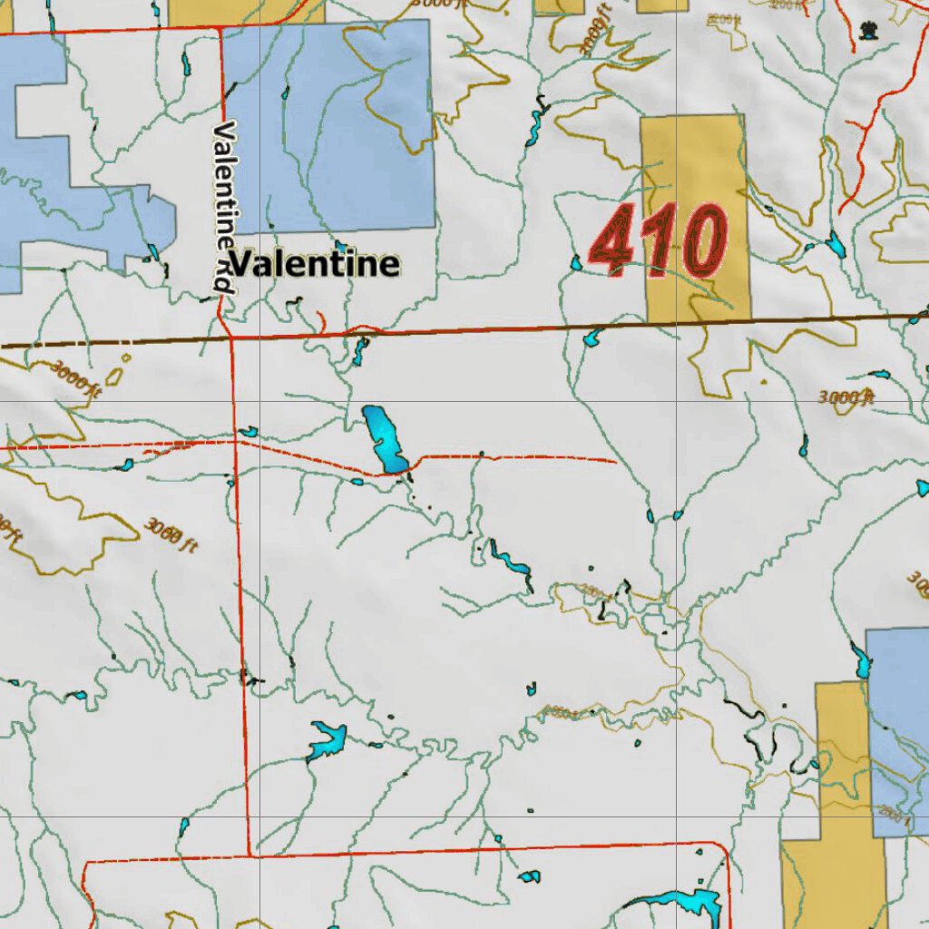 Montana Elk Hunting District 410 Land Ownerhip Map by Montana HuntData ...