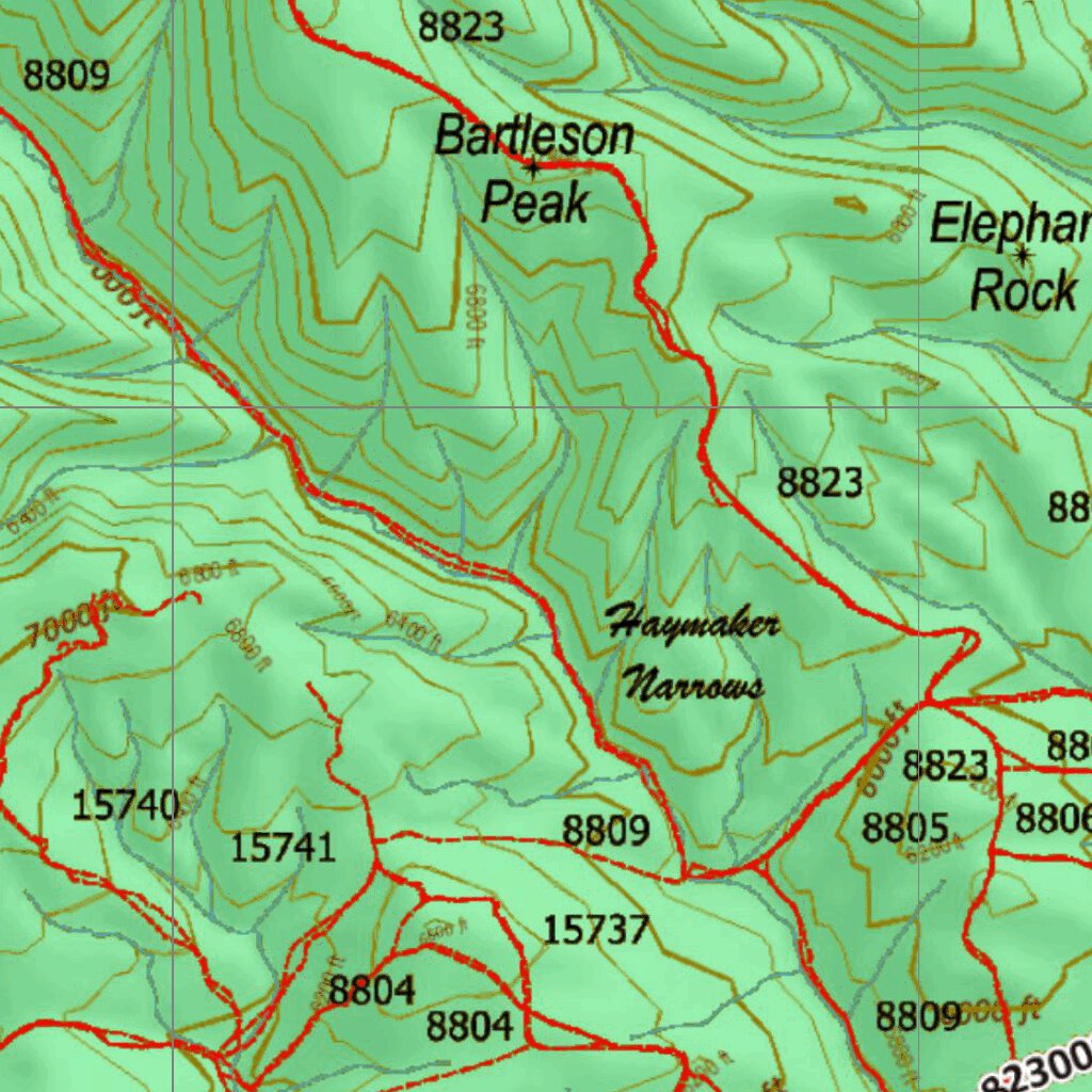 Montana Elk Hunting District 540 Land Ownerhip Map by Montana HuntData ...
