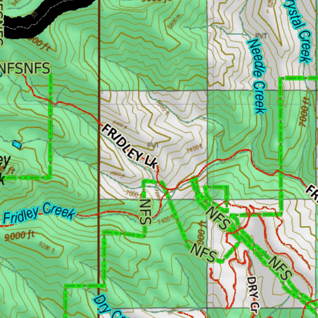 Montana Moose Hunting District 311 Land Ownerhip Map by Montana ...